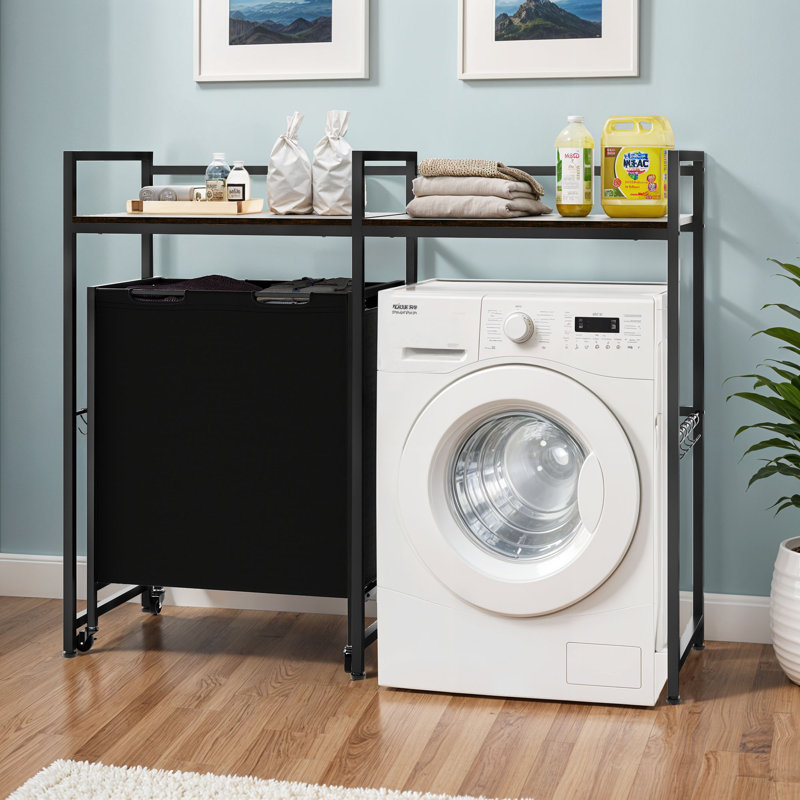 Balconera Free Standing Laundry Room Organizer With Basket & Reviews ...