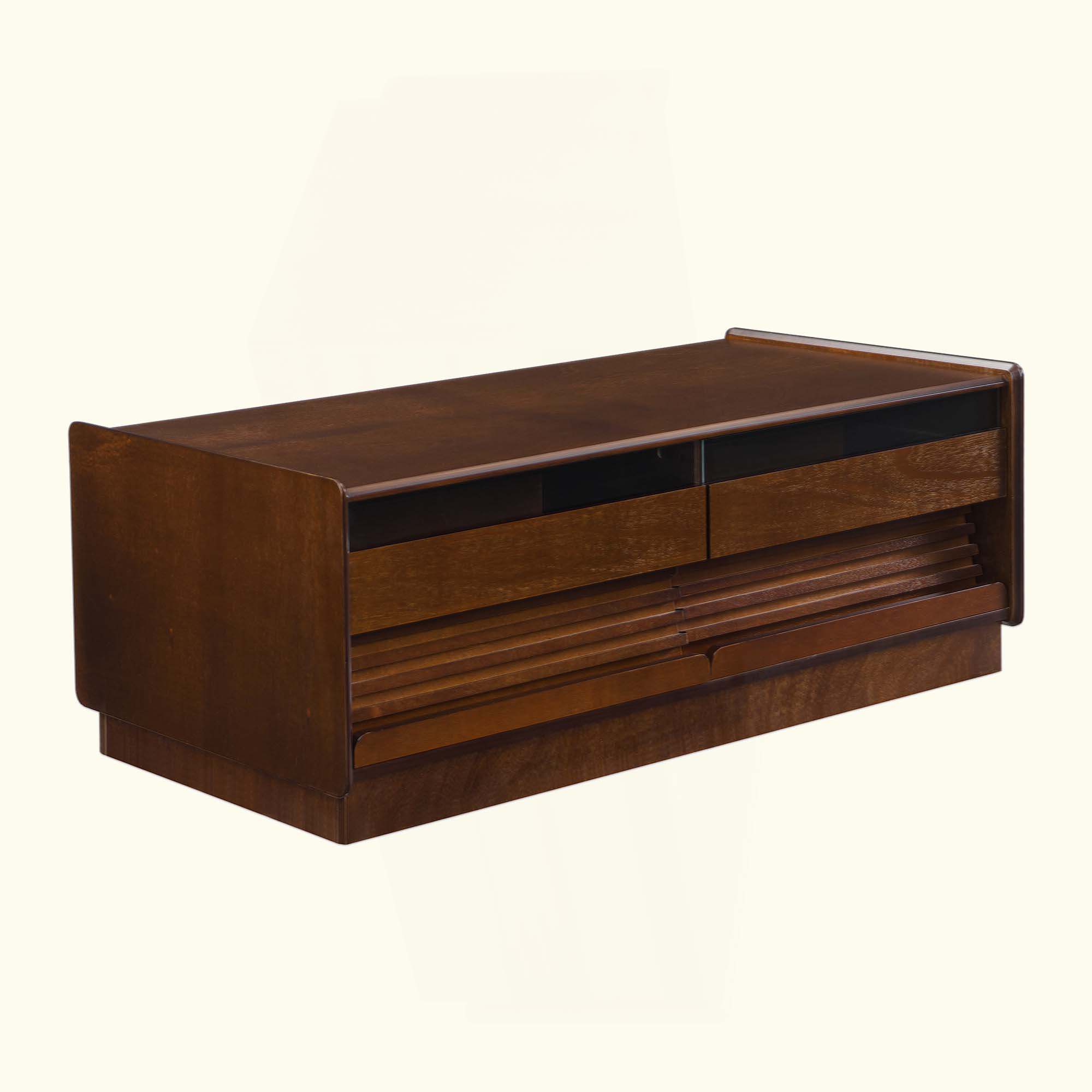 Astoria Grand Modern Rectangle Coffee Table With 4 Drawers And 2 ...