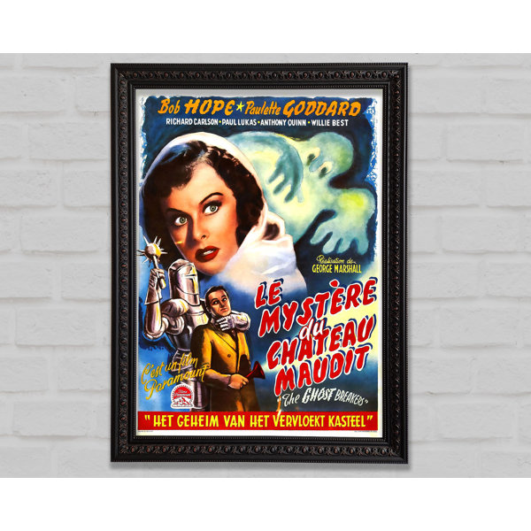 Happy Larry Ghost Breakers Poster 3 Framed Print | Wayfair.co.uk