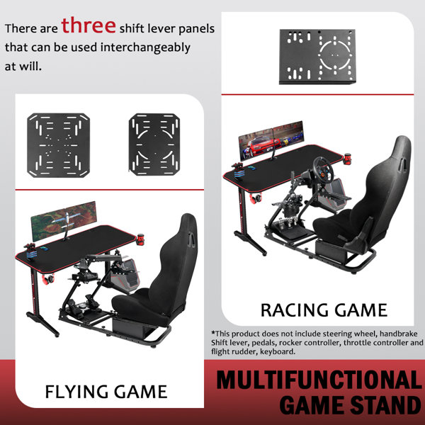 Anman Flight Simulation Cockpit With Racing Seat Fit Logitech ...