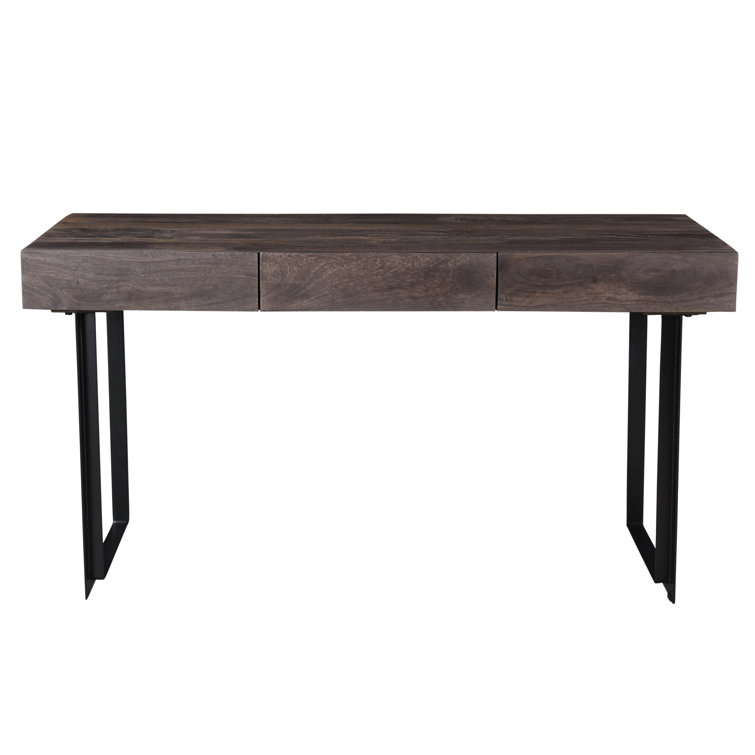 Joss & Main Mullins Solid Wood Top Metal Base Writing Desk & Reviews ...