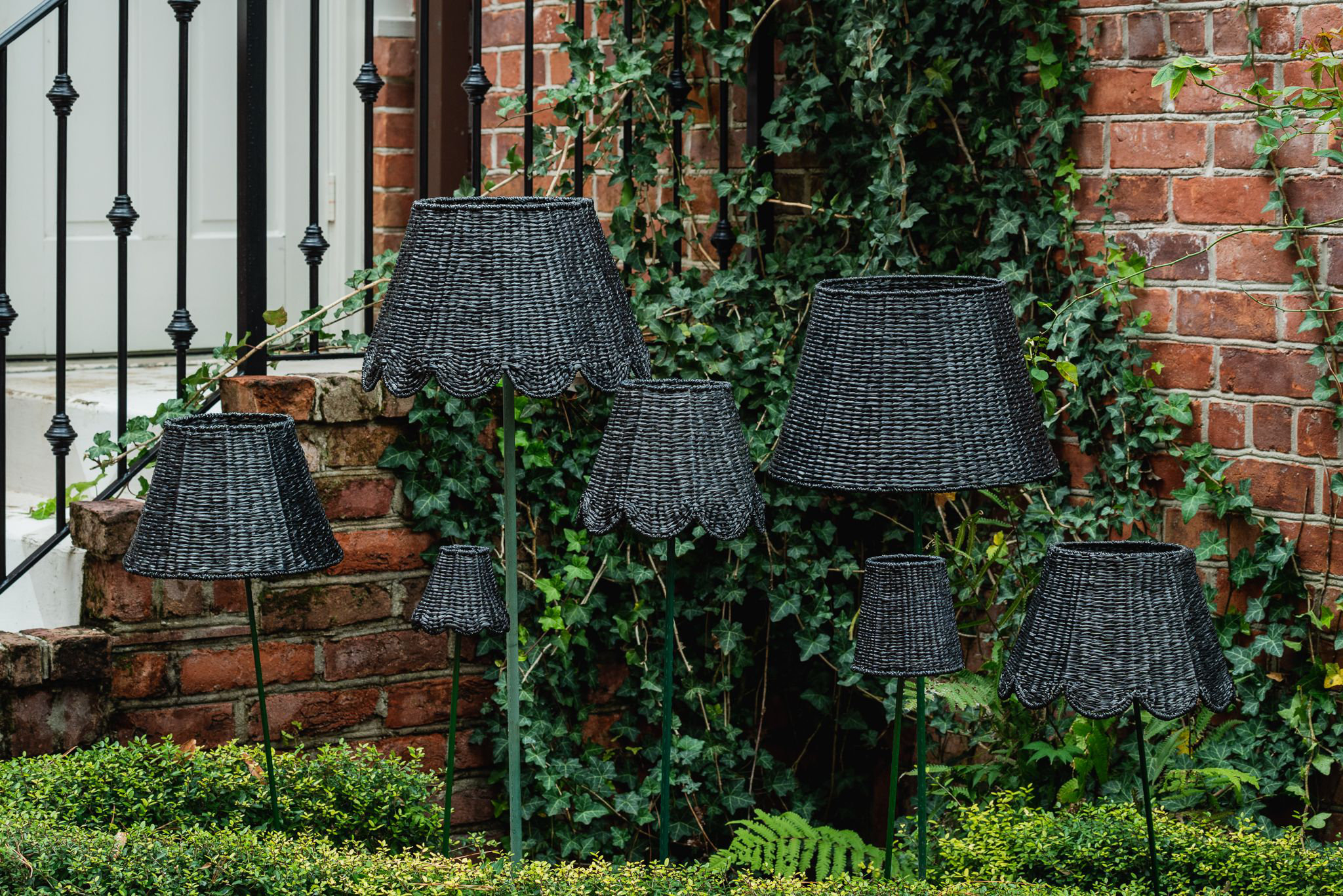 Maison Maison Design Rattan Empire Lamp Shade ( Spider ) in Black | Wayfair