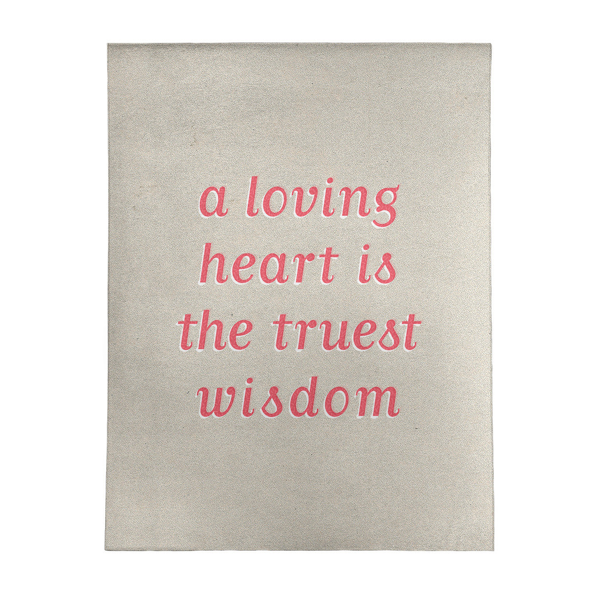 East Urban Home Tapis en poly-chenille "love" - Wayfair Canada