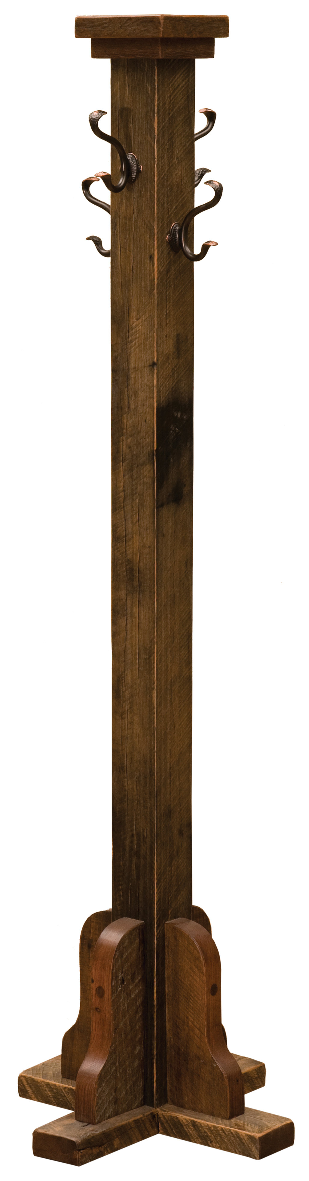 Fireside Lodge Barnwood Floor Coat Rack & Reviews | Wayfair