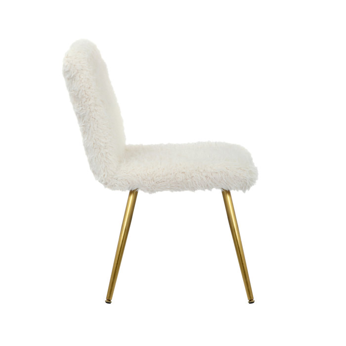 Mercer41 Polyester Blend Solid Back Side Chair | Wayfair