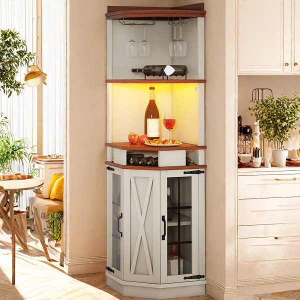 Corner Home Bars & Bar Sets You'll Love | Wayfair