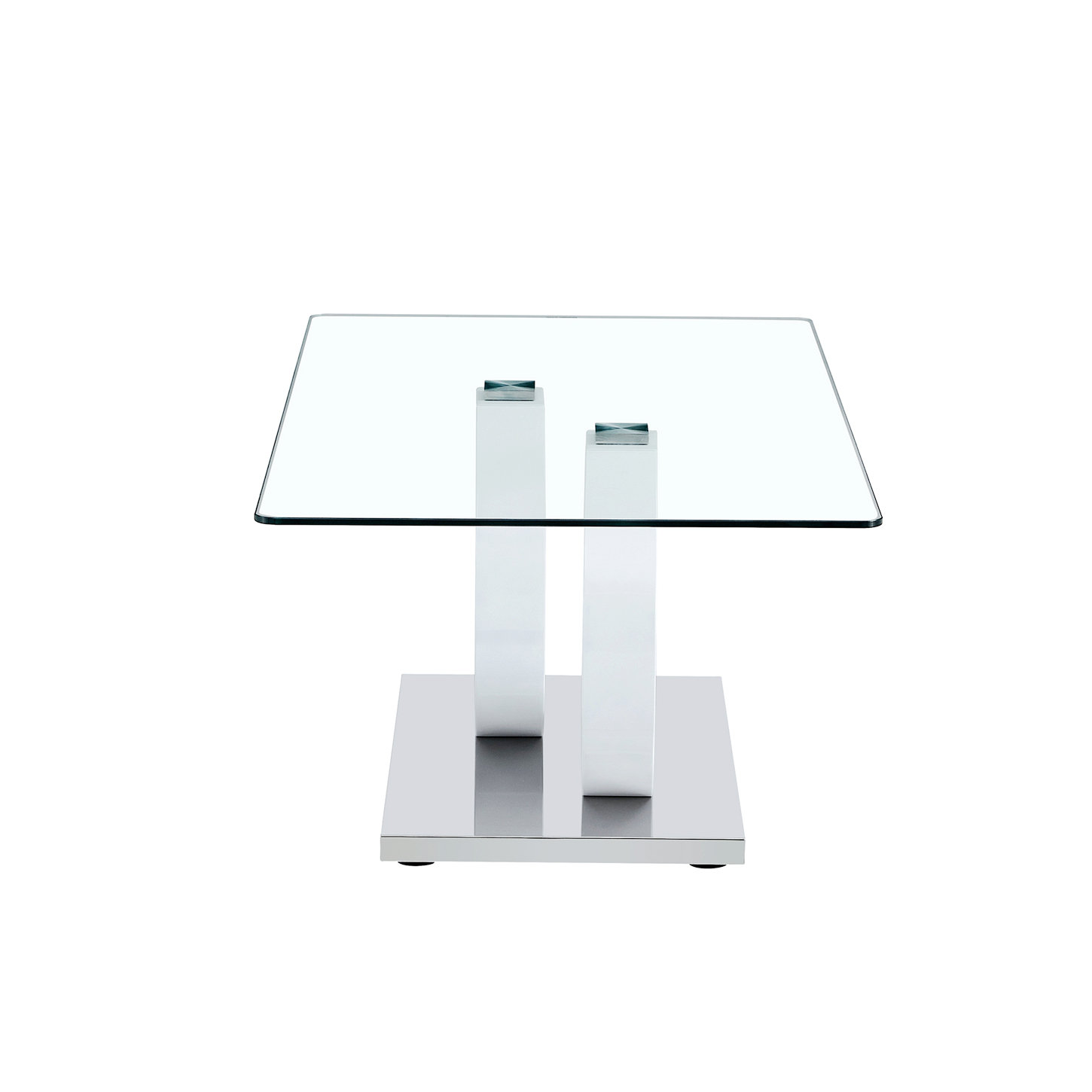 Ivy Bronx Rectangular Modern Coffee Table With Tempered Glass Tabletop ...