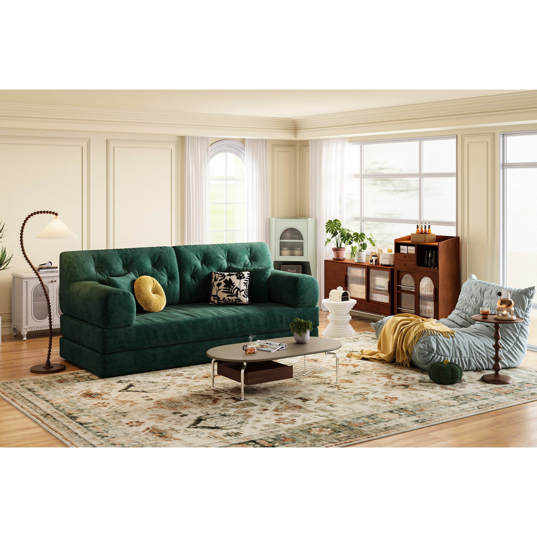 Ivy Bronx 78.8inch Modular Pudding Block Floor - Standing Bed With ...