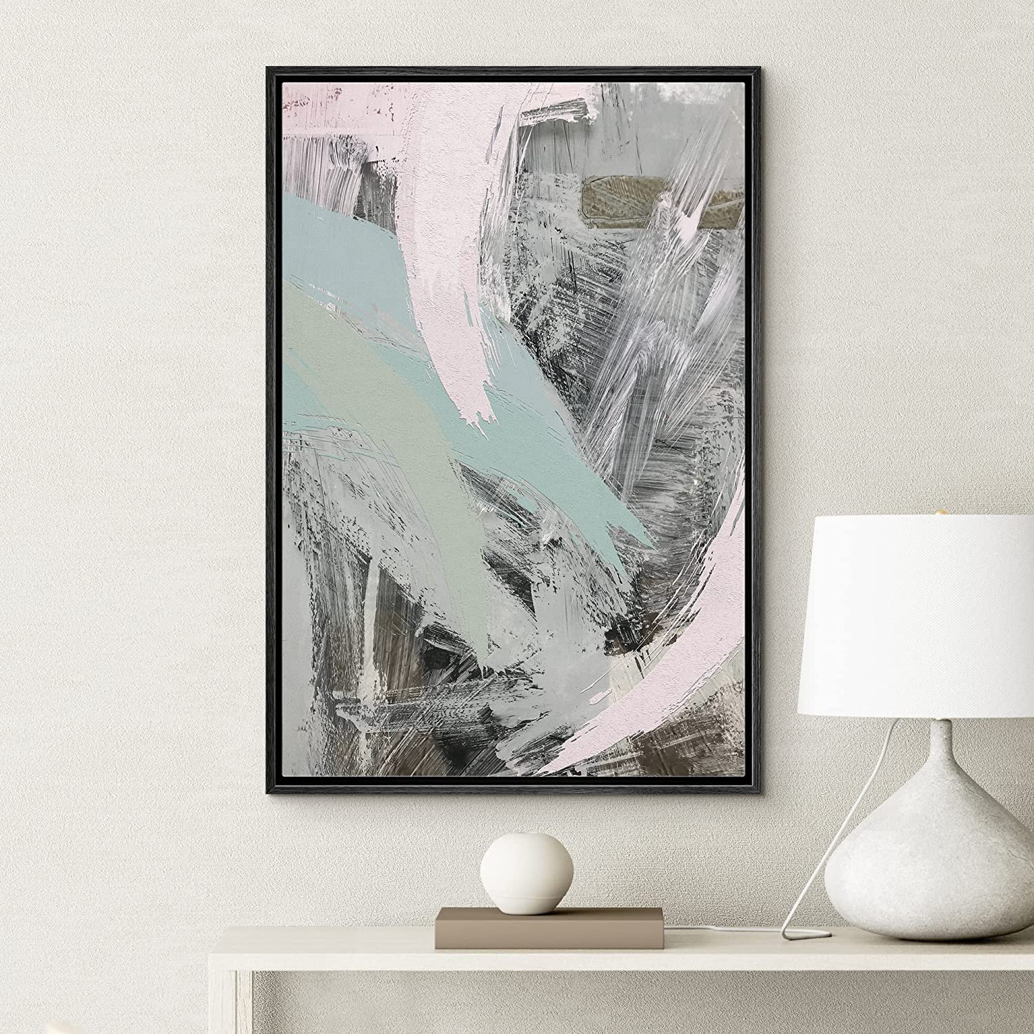 IDEA4WALL Grunge Abstract Paint Stroke Effect Vibrant Paint Stroke ...