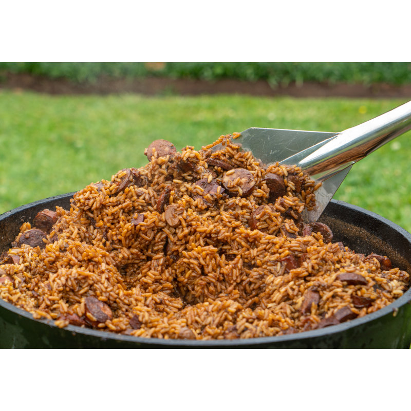 King Kooker 4 Gallon Cast Iron Jambalaya Pot Outdoor Cooker Kit ...