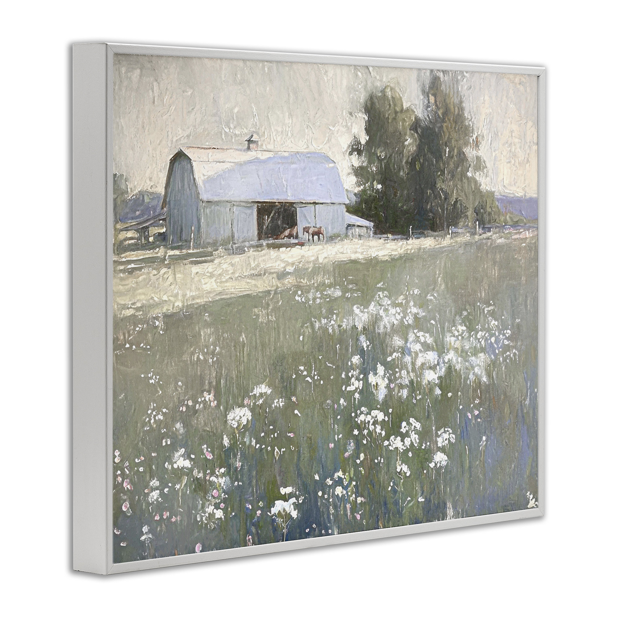 Ophelia & Co. Peaceful Farm Pasture Framed Giclee Art by Ramona Murdock ...