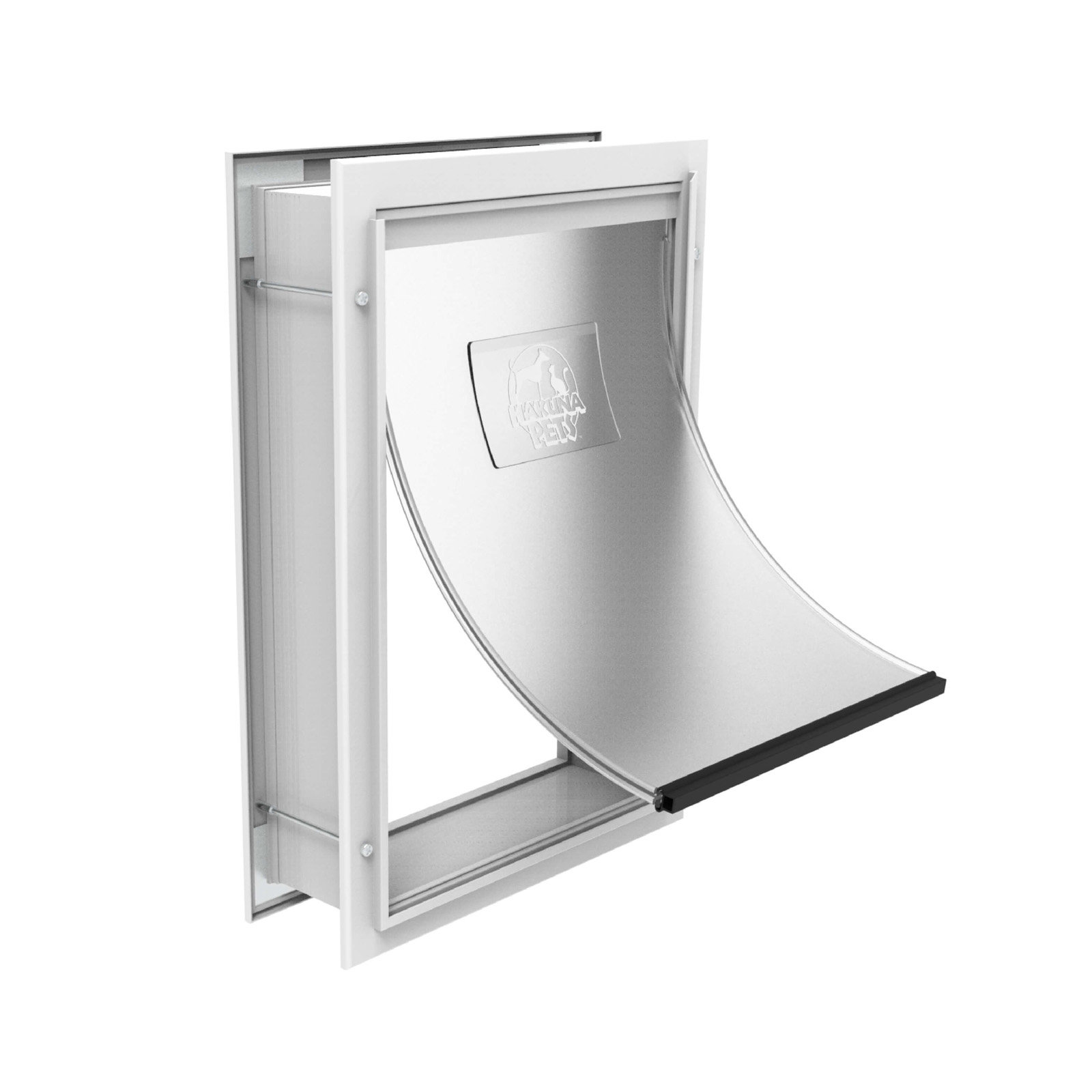 Hakuna Pets Metal Door Mount Pet Door for Dog and Cat | Wayfair