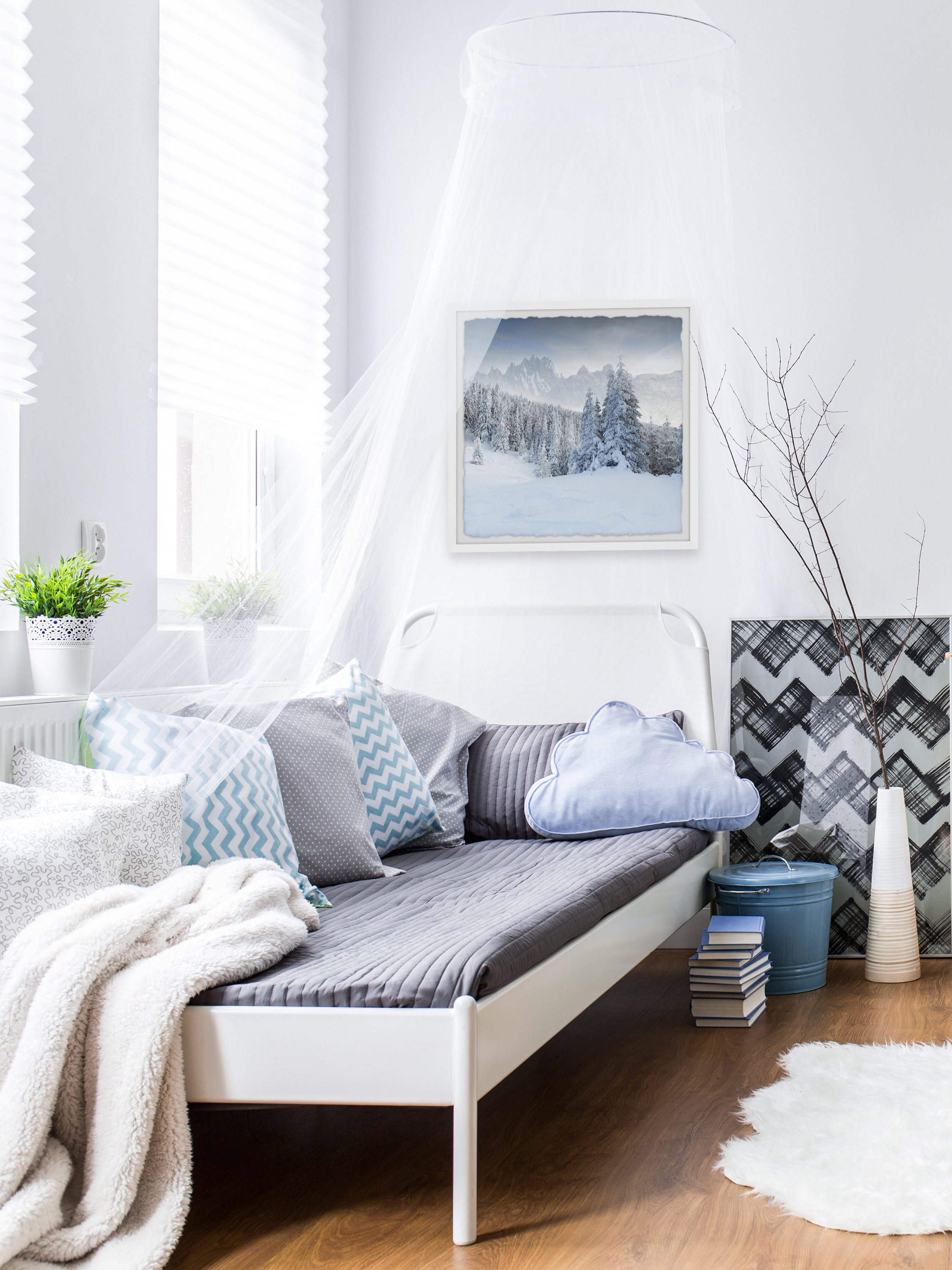 Loon Peak® Twilight Woods - Picture Frame Photograph | Wayfair