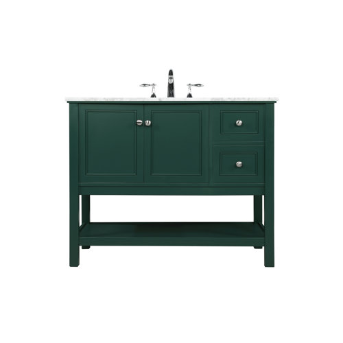 Green Bathroom Vanities You'll Love | Wayfair