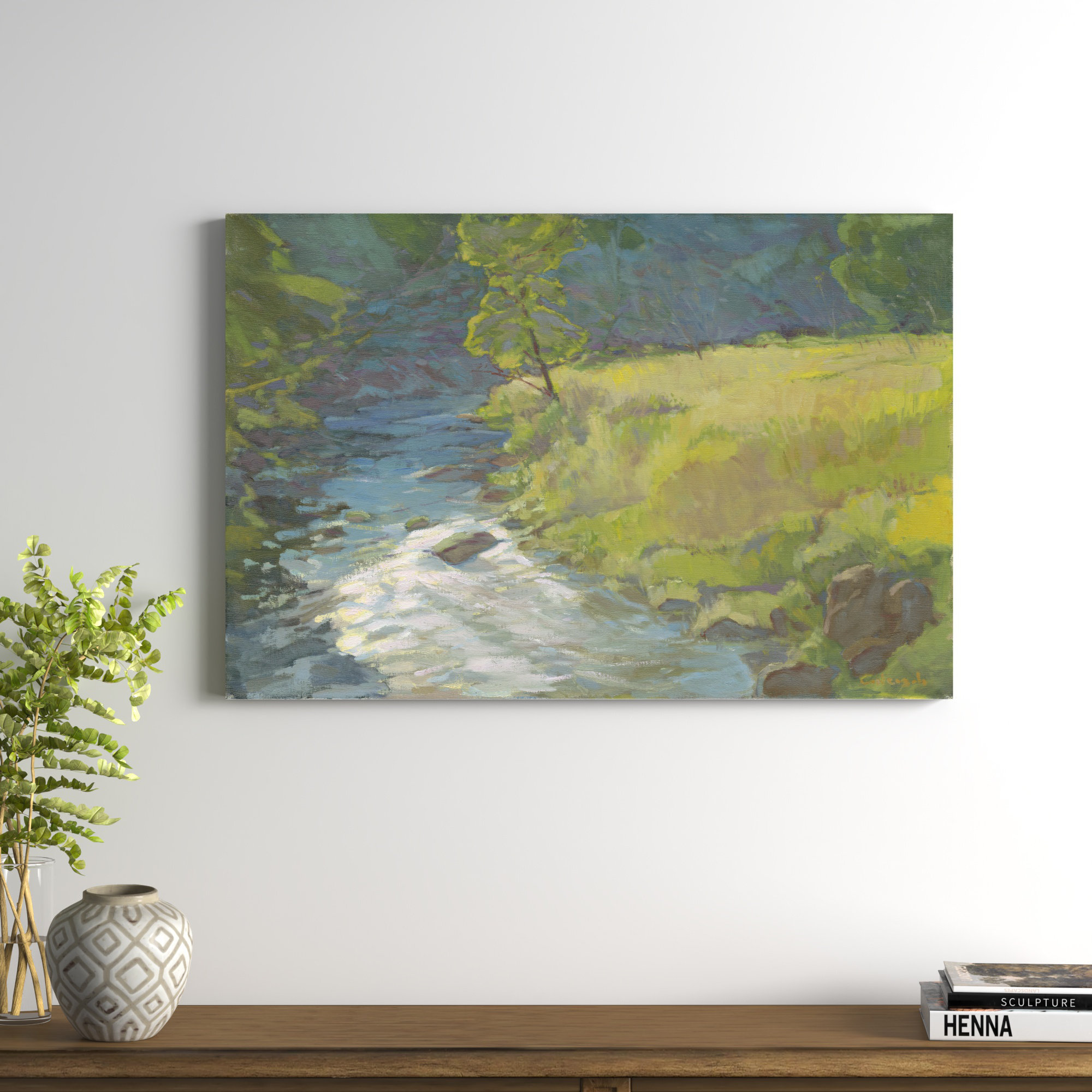Charlton Home 'Inner Stream' Painting on Canvas & Reviews - Wayfair Canada