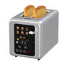 WHALL 2-Slice Stainless Steel Touch Screen Toaster with Digital Timer ...