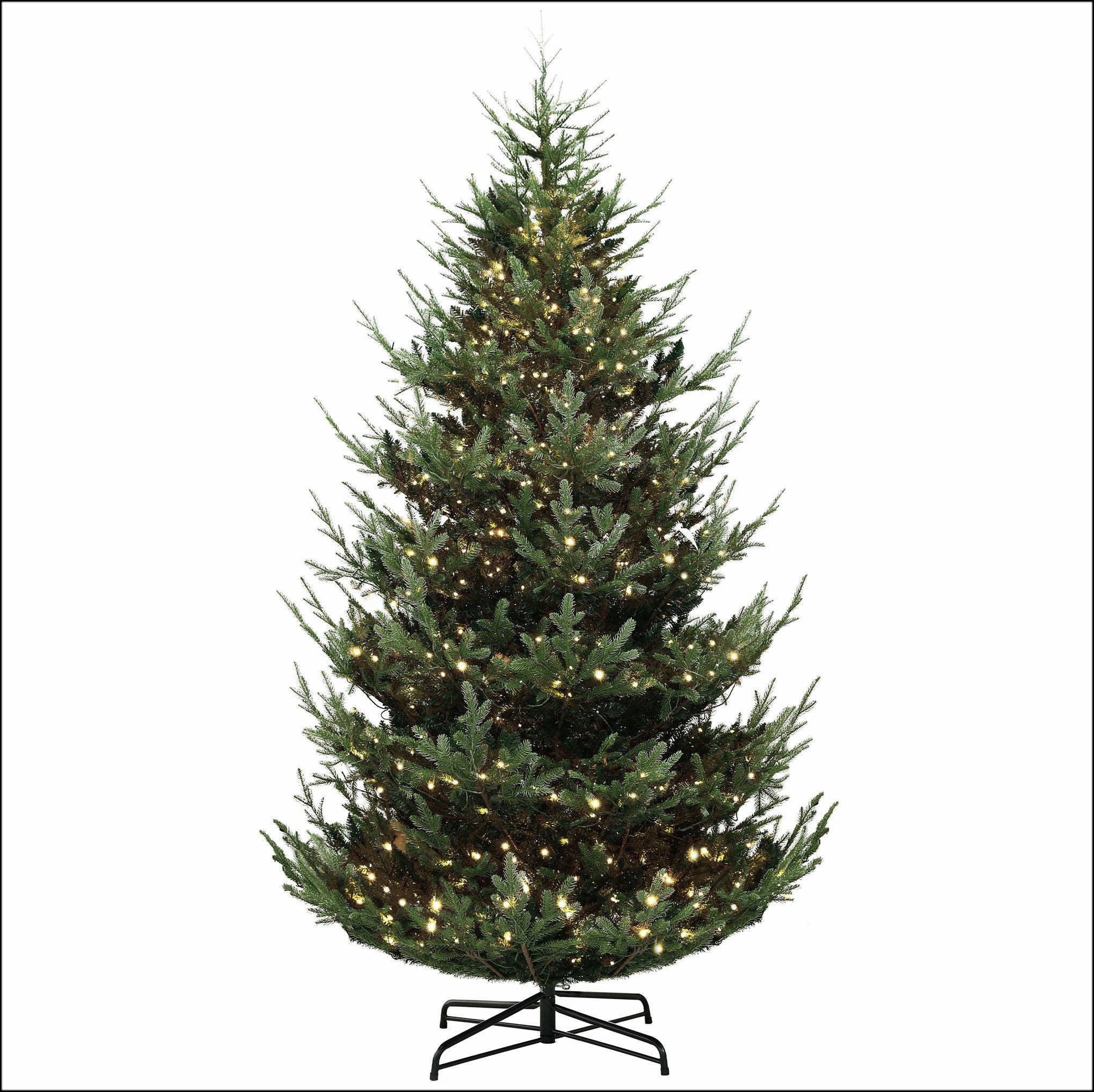 Corrigan Studio® 9 ft Prelit Christmas Tree, Nordic Pine Artificial ...