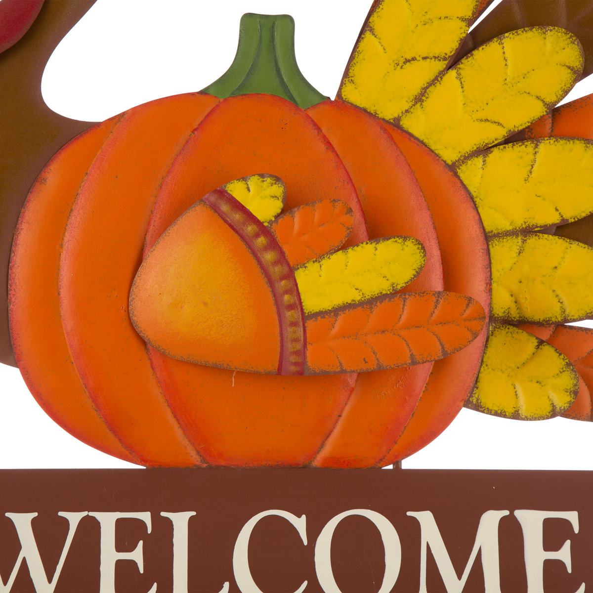 The Holiday Aisle® Jesmond Turkey Welcome Sign Garden Stake & Reviews ...