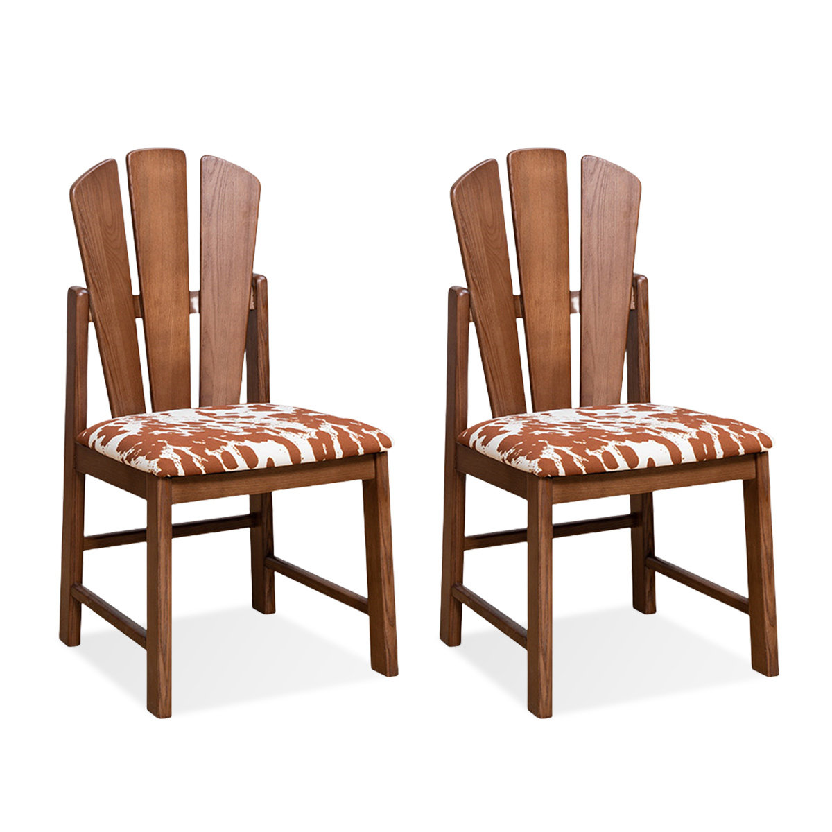 Mont Bike Solutions 17.72" Solid back side Chair(Set of 2) | Wayfair