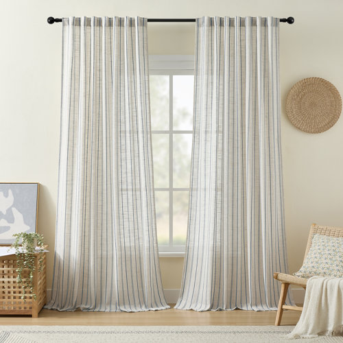 Linen Striped Curtains & Drapes Designed Your Way