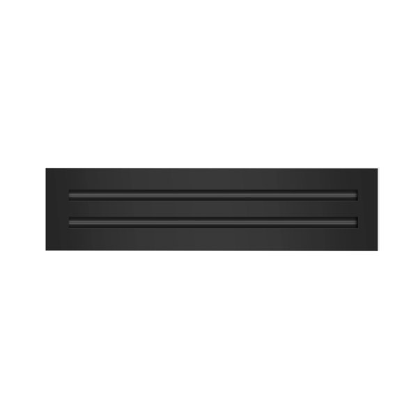 Texas Buildmart BUILDMART - 16x4 Black Modern AC Vent Cover - Standard ...