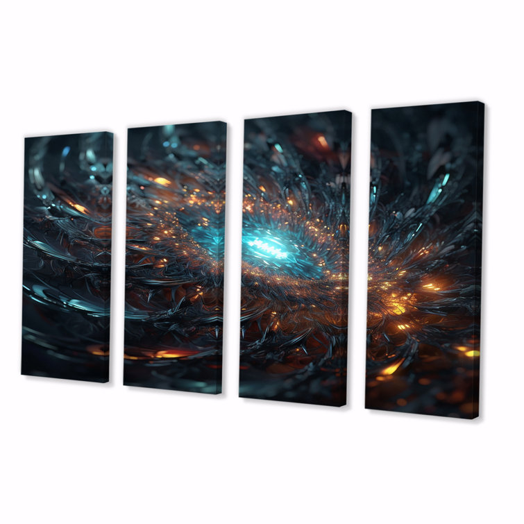 Wrought Studio Interstellar Infinity Matrix - Space Wall Art Living ...