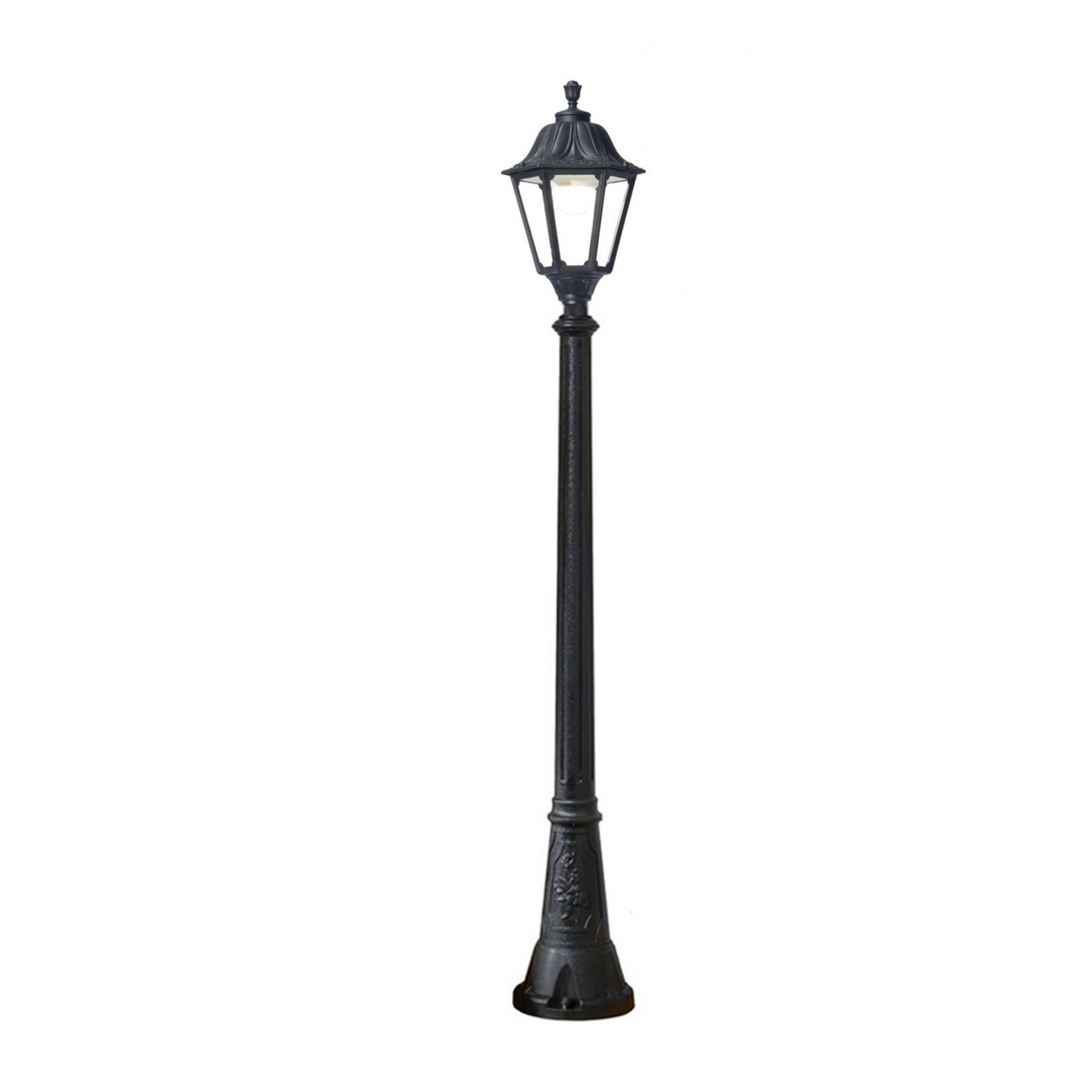 Fumagalli Gigi Black 1 -Light 225Cm H Hardwired Lamp Post | Wayfair.co.uk