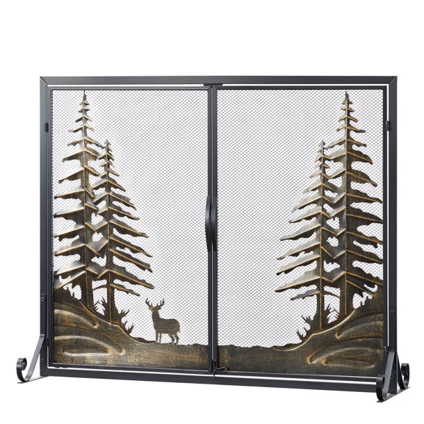 Millwood Pines Sharma Deer Fireback & Reviews | Wayfair