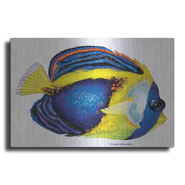 Copper Art 3 Piece Lookdown Fish School Wall Décor Set | Wayfair