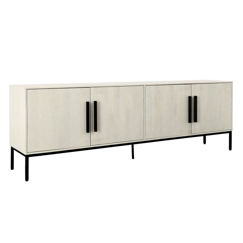 Dovetail Furniture Hepworth 96" Wide Solid Wood Sideboard | Wayfair