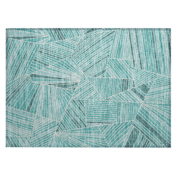 Latitude Run® Colier Abstract Outdoor Rug | Wayfair