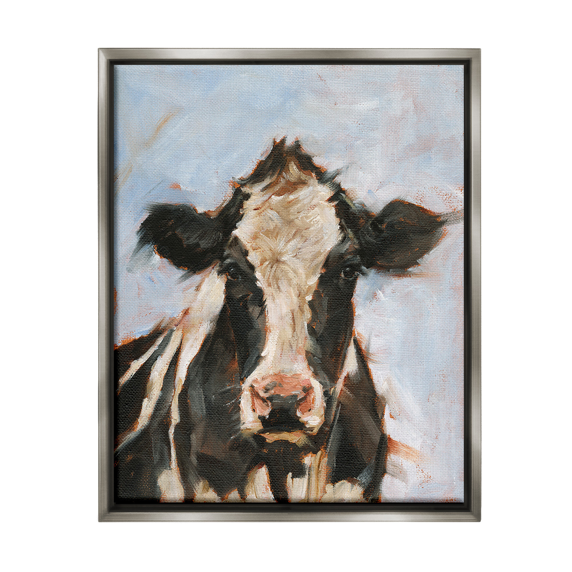 Millwood Pines " Expressive Cow Portrait " by Ethan Harper on Canvas ...