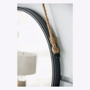 Breakwater Bay Ameline Rustic Beveled Accent Mirror & Reviews | Wayfair