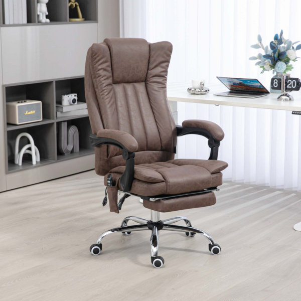 Latitude Run® Microfiber Office Chair, High Back Computer Chair With 6 ...
