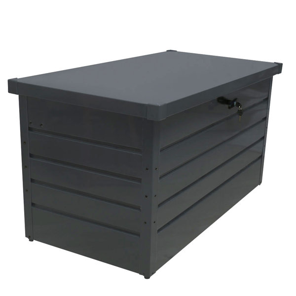 Borough Wharf Botelho 360 L Metal Storage Box carbon | Wayfair.co.uk