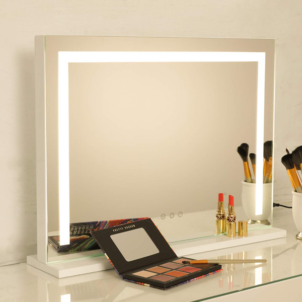 Wade Logan® Metal Flat LED Mirror & Reviews | Wayfair