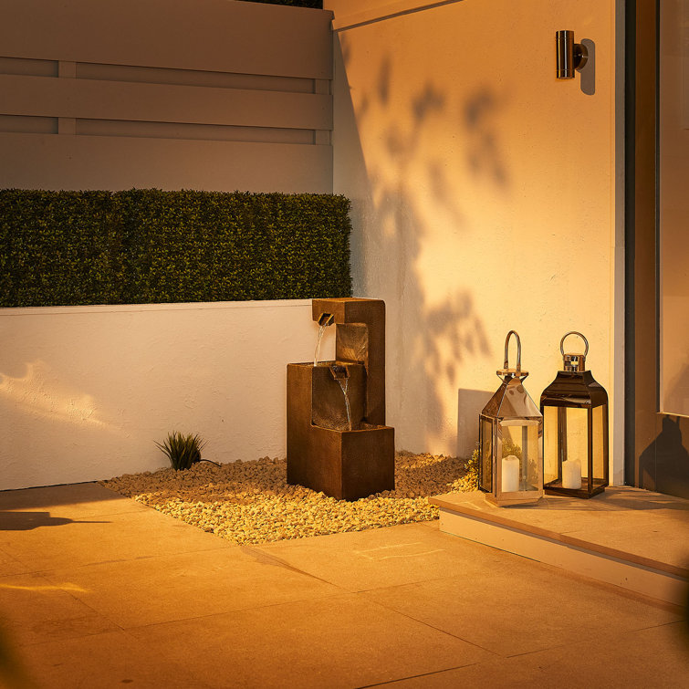 Ivy Bronx Cromaghs Chamfer Fountain with LED Light | Wayfair.co.uk