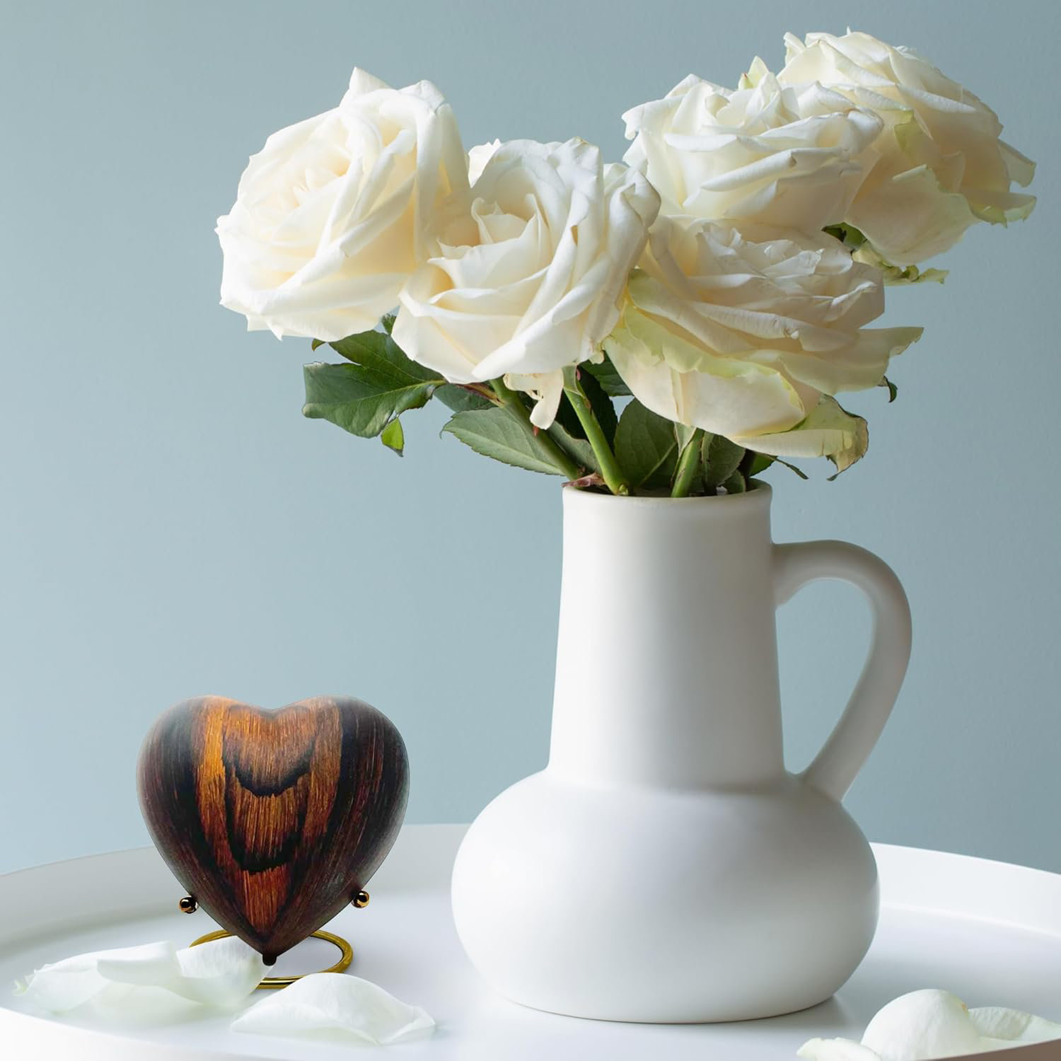 BINO Small Urns For Ashes Keepsake Heart Shape Design, Miniature Small ...