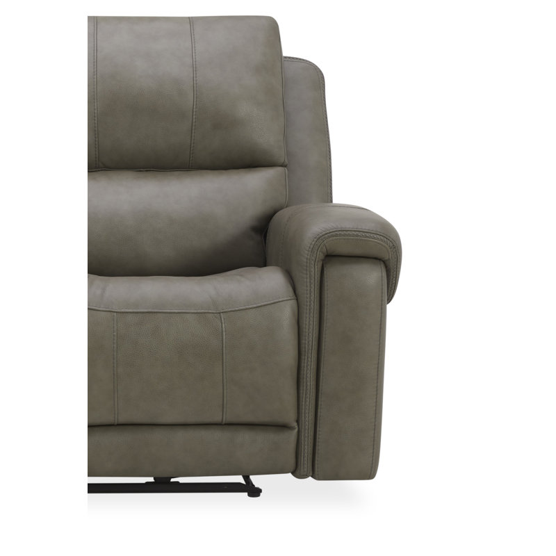 Southern Motion Brook 90'' Triple Power Leather Sofa | Wayfair