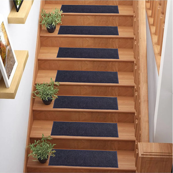 Latitude Run® CUSTOM SIZE WASHABLE SLIP RESISTANT SOLID STAIR TREADS ...