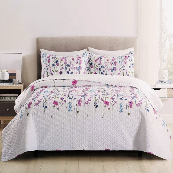 Smuge Floral Quilt Set | Wayfair