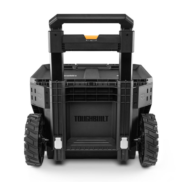 ToughBuilt Portable 2-in-1 Rolling Tool Box, Wheels & Stackable Design ...