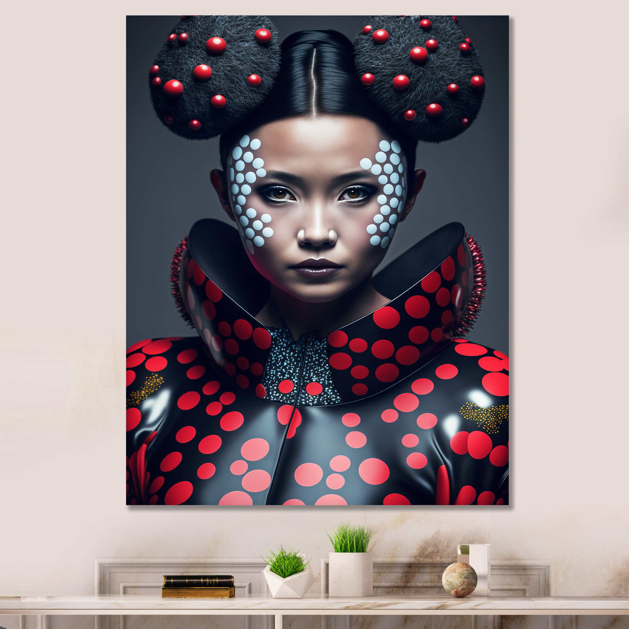 Everly Quinn Trayshaun Avant Garde Fashion Portrait II On Canvas Print ...