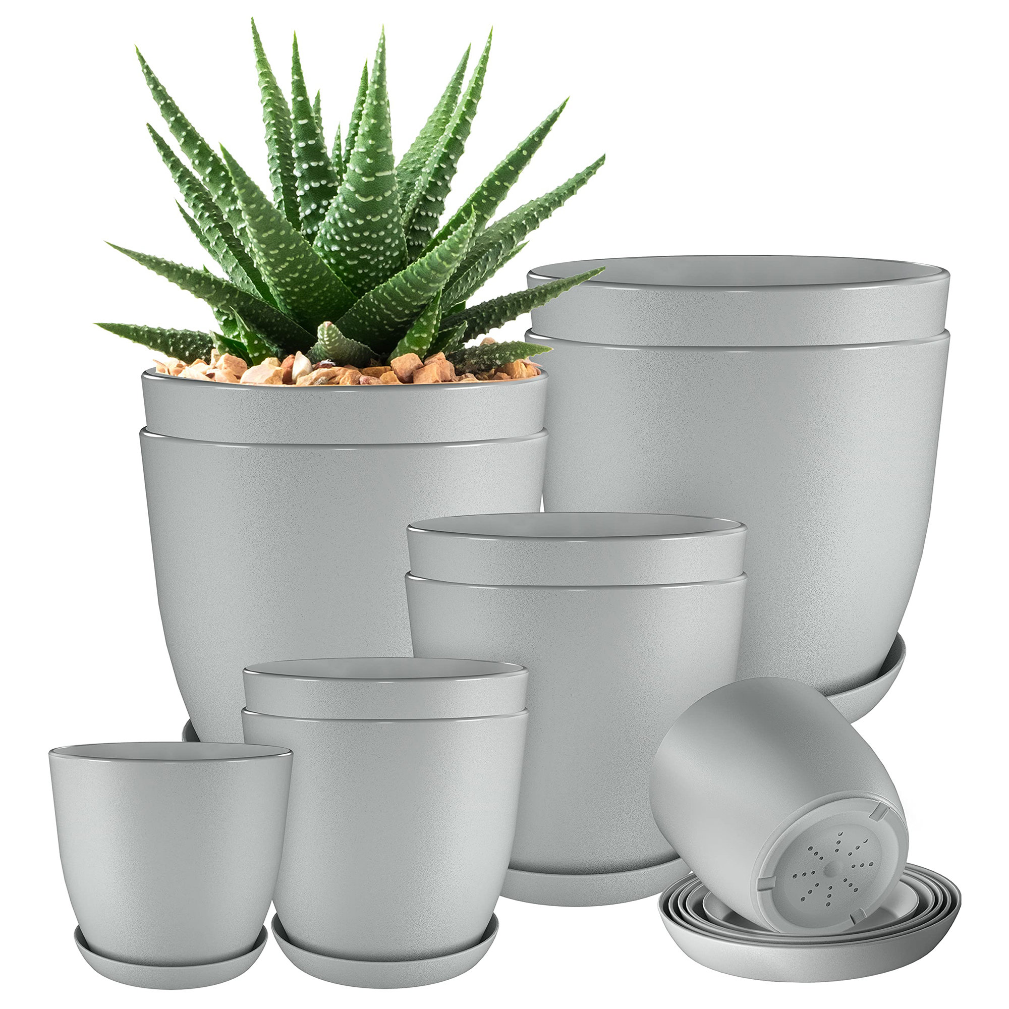 Dakota Fields Plant Pots Indoor with Drainage - Wayfair Canada