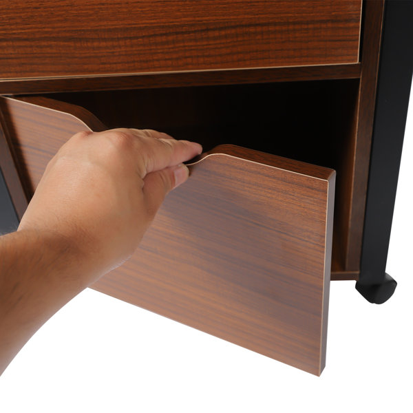 SUNYOU Overbed Table with Wheels-Height Adjustable Over Bed Desk ...