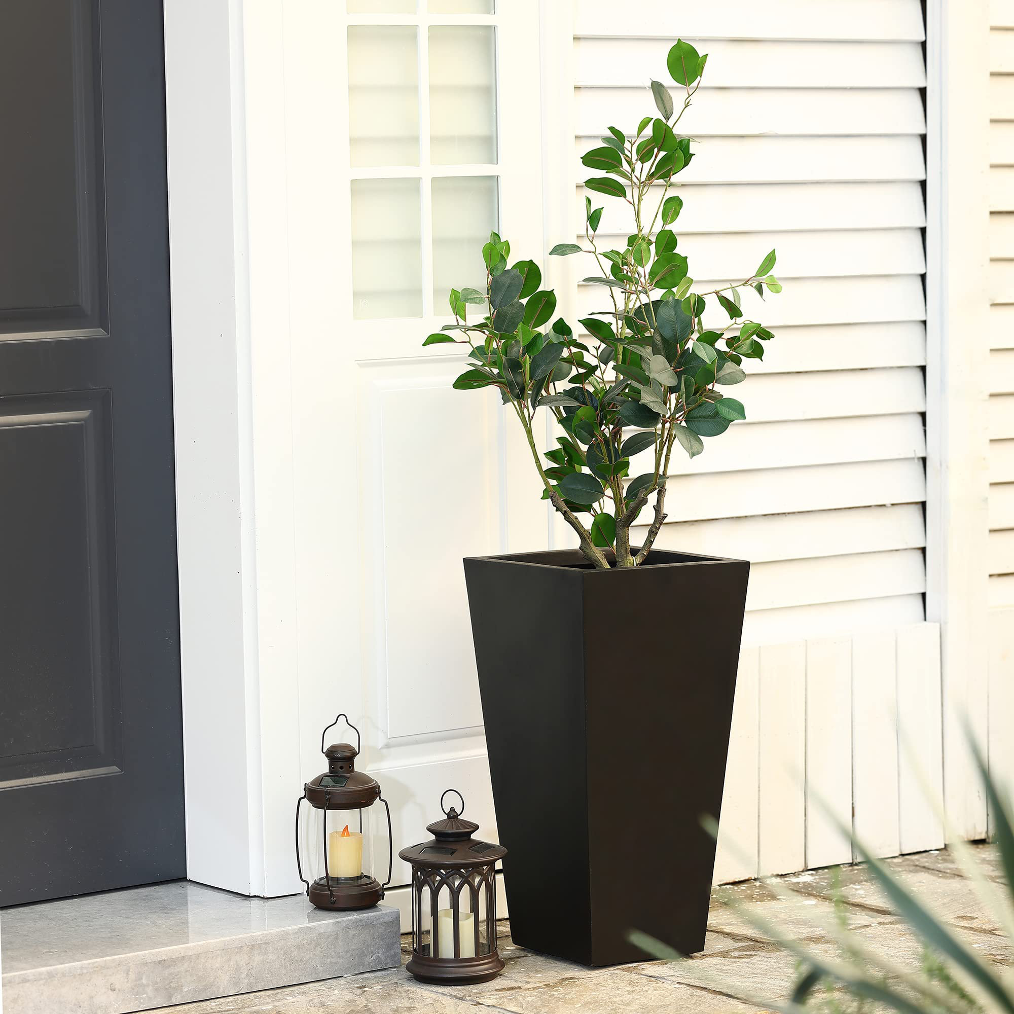 Latitude Run® Tall Planters for Indoor and Outdoor Plants - Wayfair Canada