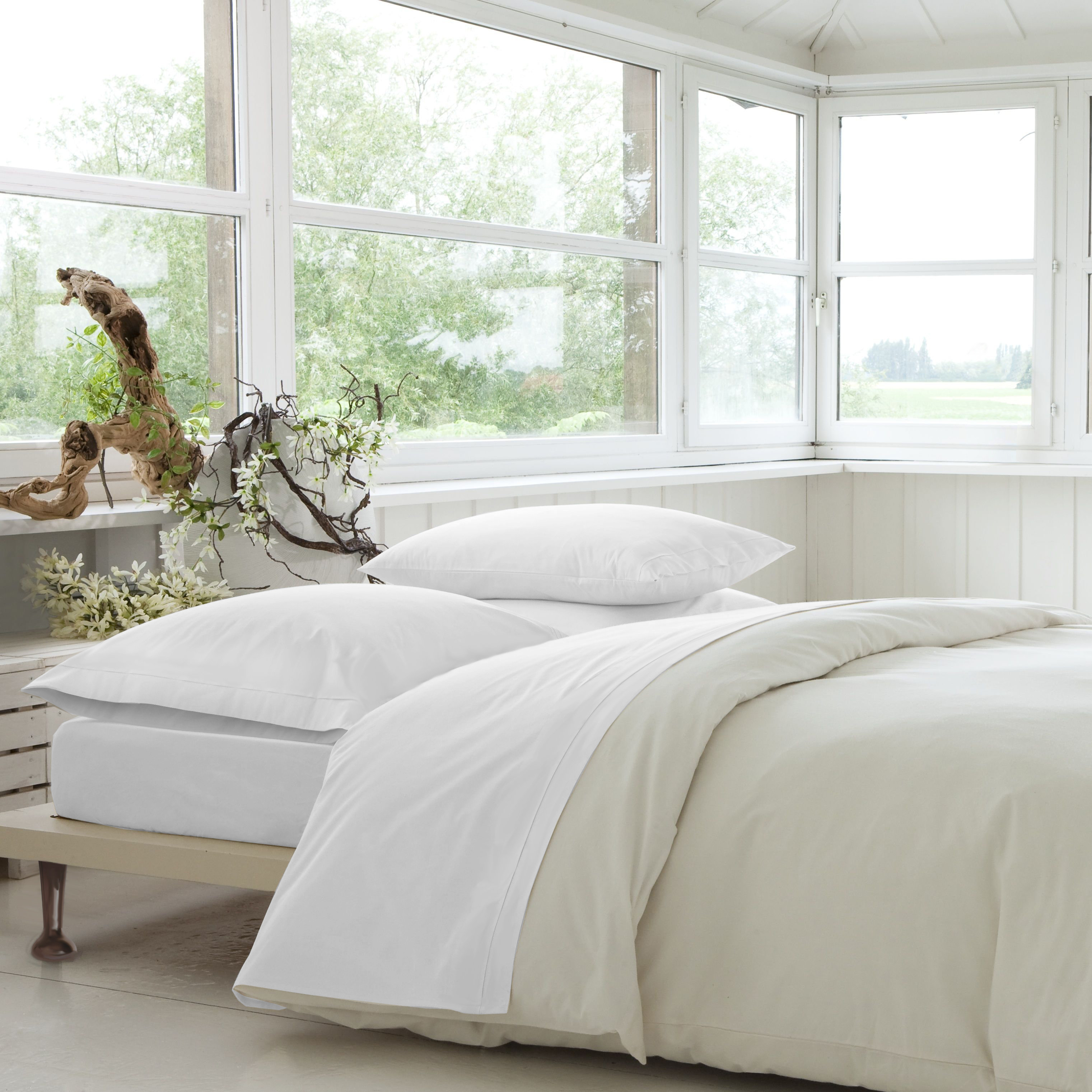 Linen Depot Direct Adrien 200 Cotton sheet Set | Wayfair