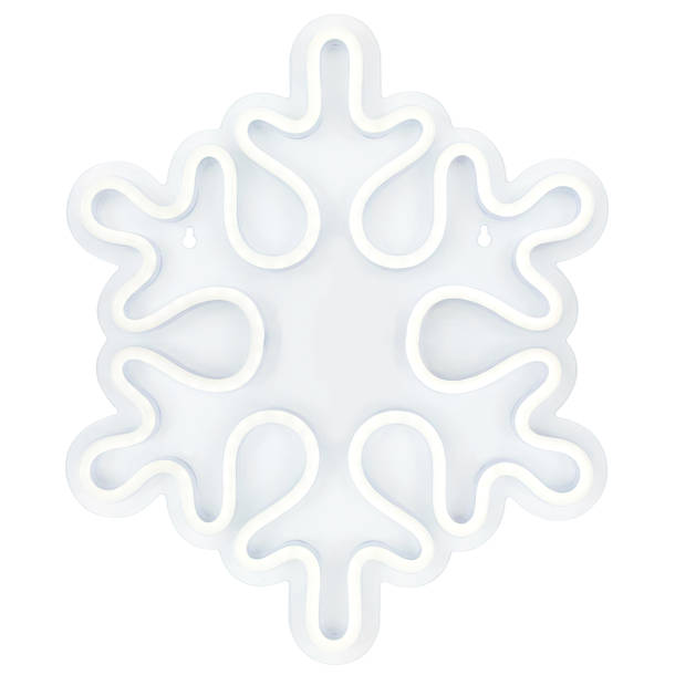 The Holiday Aisle® 36 Point Star Center Snowflake Lighted Display ...