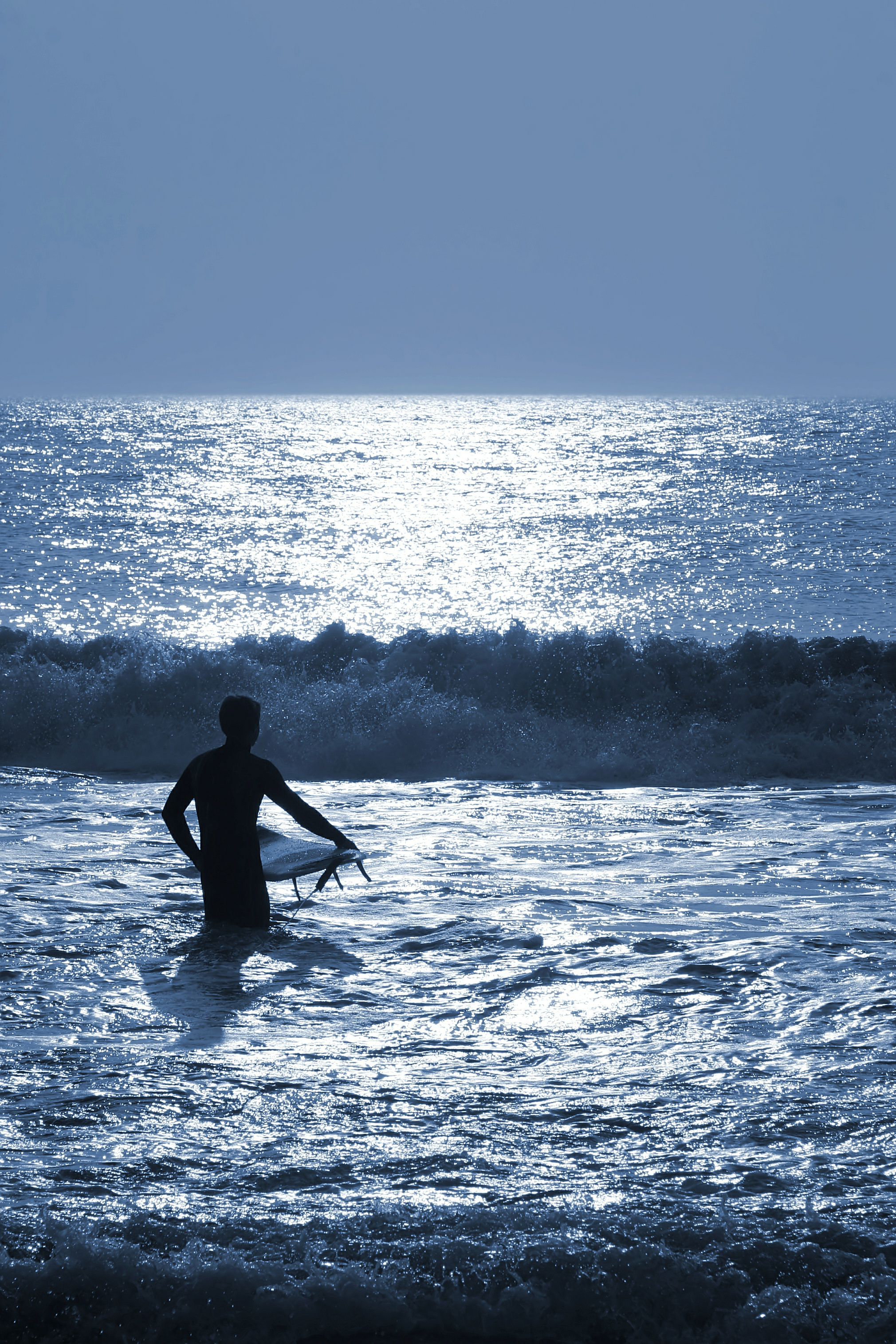 Highland Dunes Noelani Night Surfing by - Wrapped Canvas Photograph ...