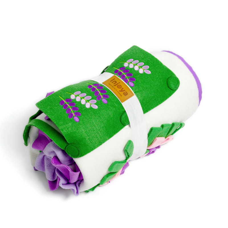 JACOB's Injoya Lavender Garden Snuffle Mat Enrichment Feeding Puzzle ...